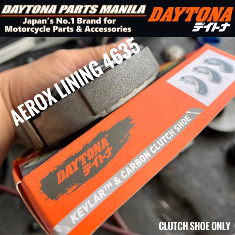 Daytona Clutch Lining Aerox V1 V2 (Plug and Play to Stock Carrier ...