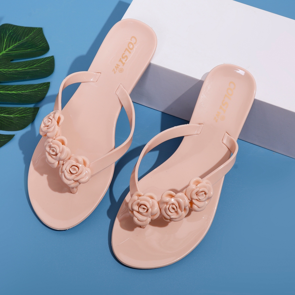 [COLSI] New Classy Flower Design Slippers for Women Fashion #2024-11 ...