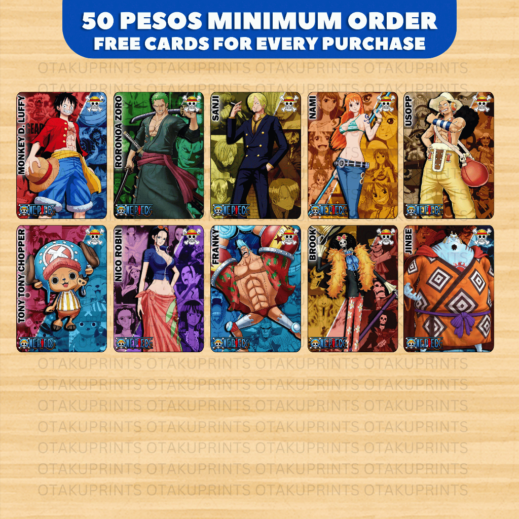 ONE PIECE Photocard - [SOLD PER PIECE]. | Shopee Philippines