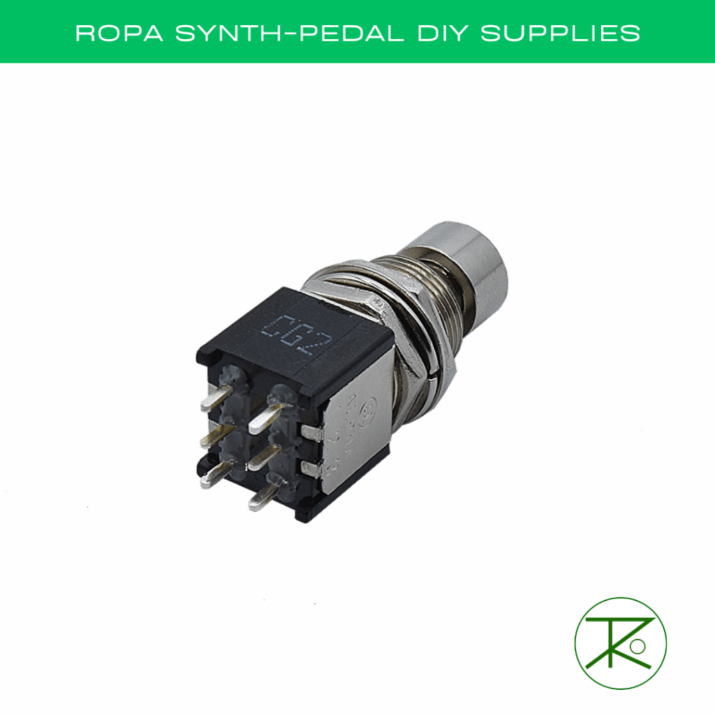 1pc DPDT LATCHING Footswitch For DIY Guitar Effects Pedal STOMPBOX ...