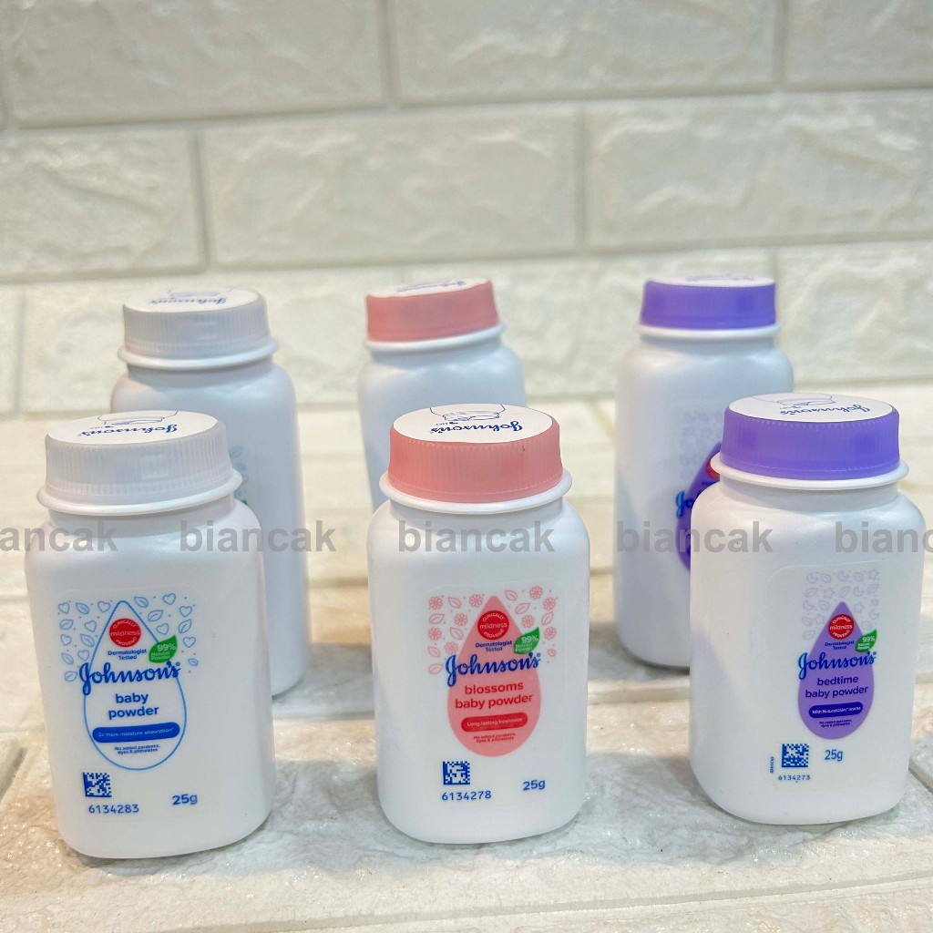 25G 50G JOHNSONS BABY POWDER NEW FORMULA VIOLET BEDTIME BLOSSOMS ...
