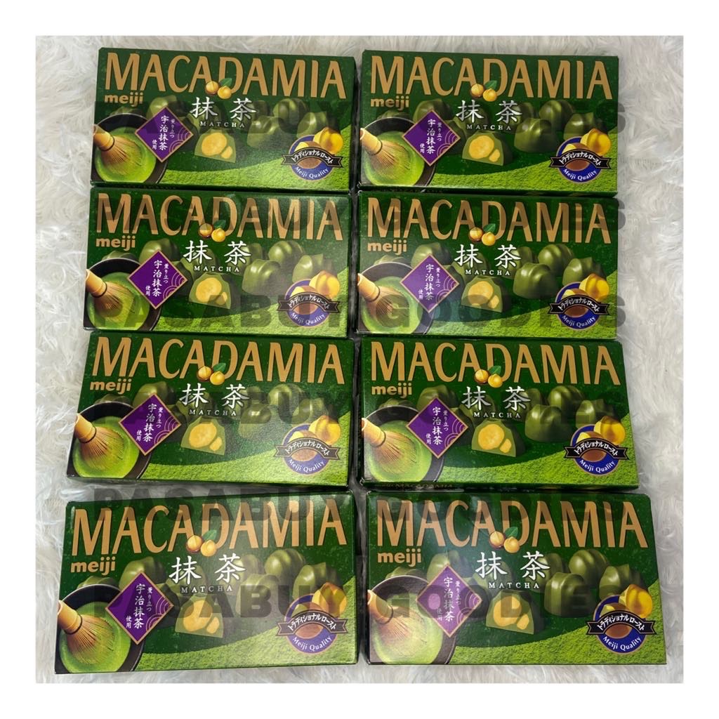 JAPAN Meiji Macadamia Matcha Chocolate | Shopee Philippines