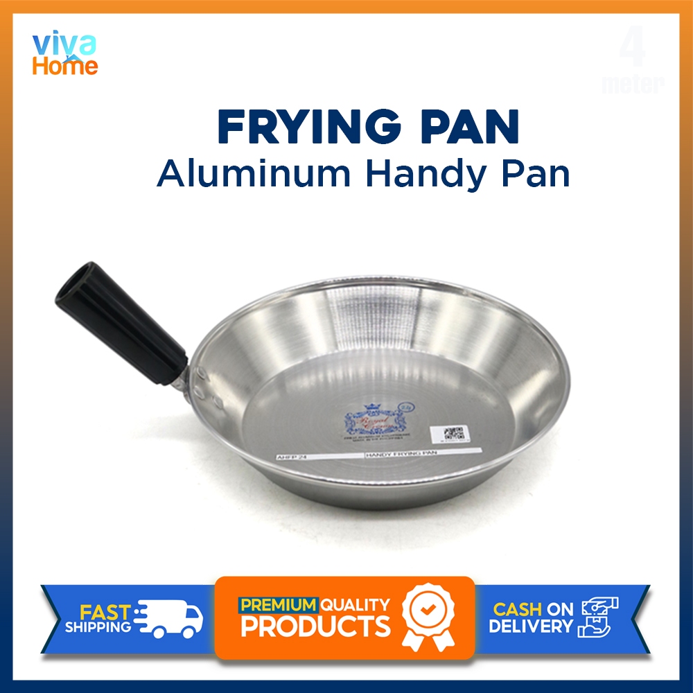 Vivahome Aluminum Handy Frying Pan / Mini Kawali with Bakelite Handle ...