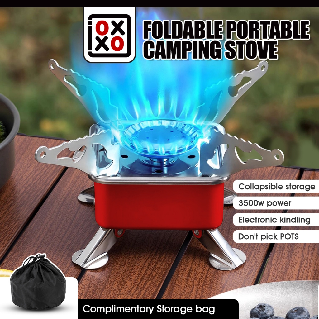 Camping Butane Stove Picnic Portable Gas Stove Butane Mini Gas Outdoor ...