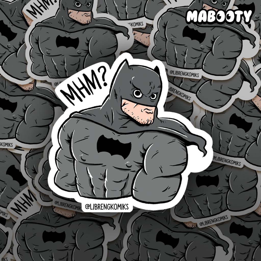 Batman MHM - Waterproof Vinyl Sticker | Shopee Philippines
