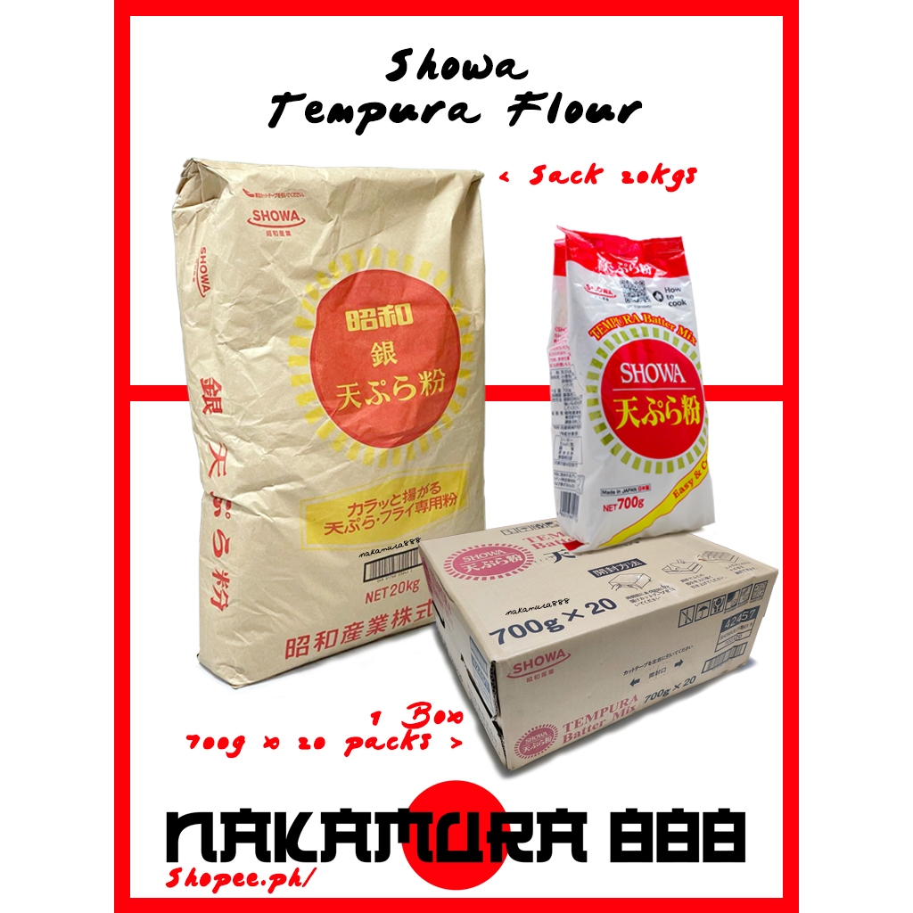 Showa Tempura Flour - Box (700gx20) | Sack (20kgs) | Shopee Philippines