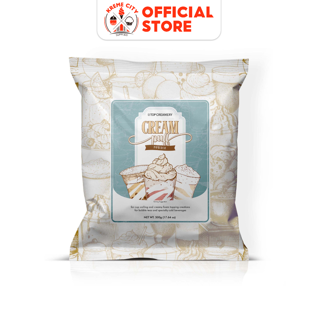 TOP Creamery Cream Puff Powder 500g | Shopee Philippines