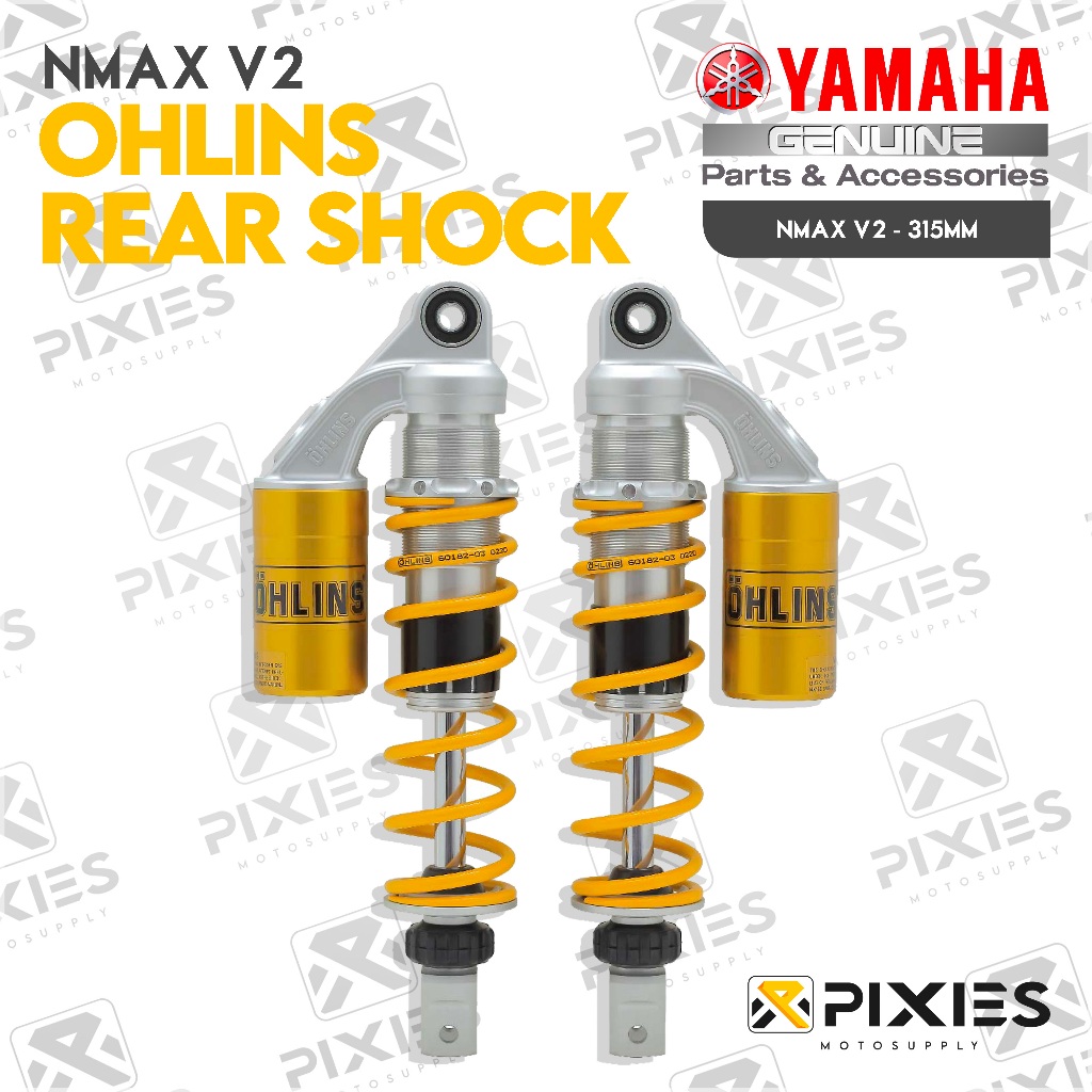 Yamaha NMAX V2 Ohlins Rear Shock and Springs (YA020, 315mm) | Shopee ...