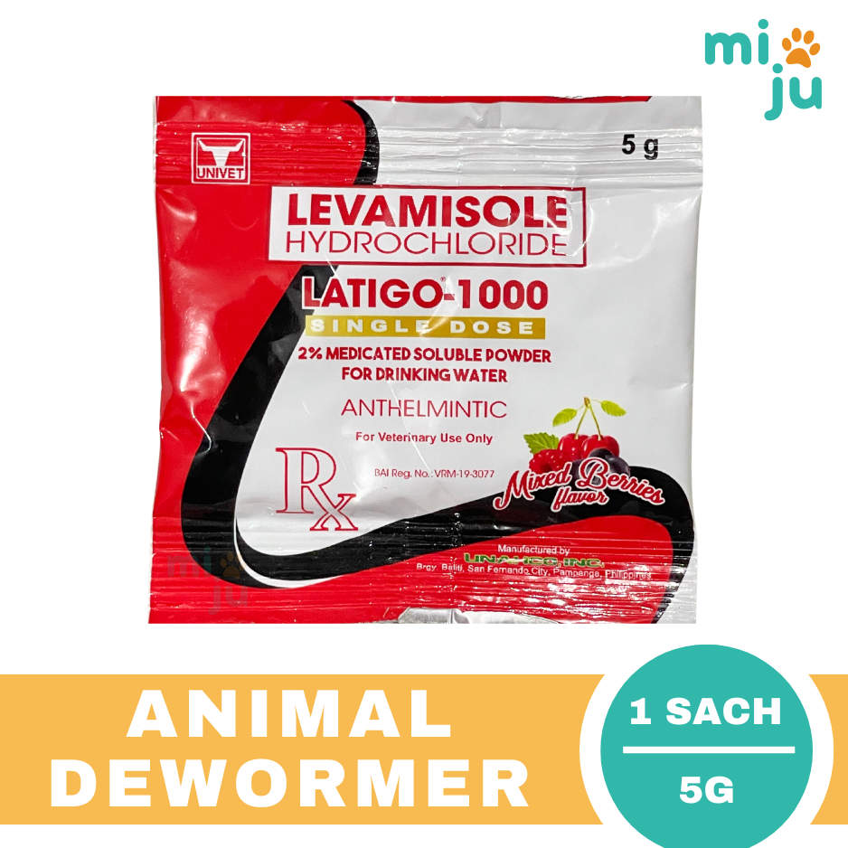 Latigo 1000 Single Dose 2% (1 Sachet x 5g) - For Animal Use | Shopee ...