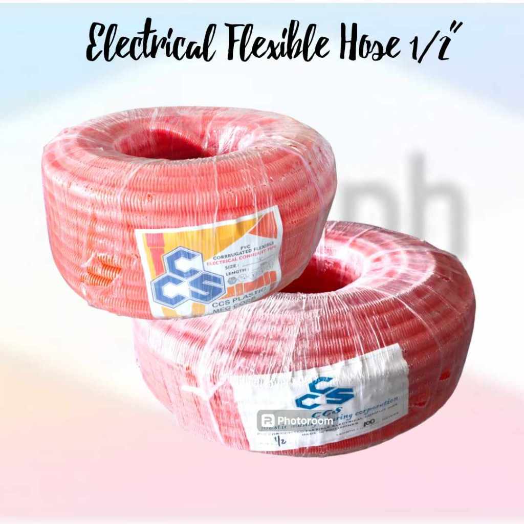 PVC Flexible Hose Orange Flexible Hose Electrical 1/2'' Per Roll ...