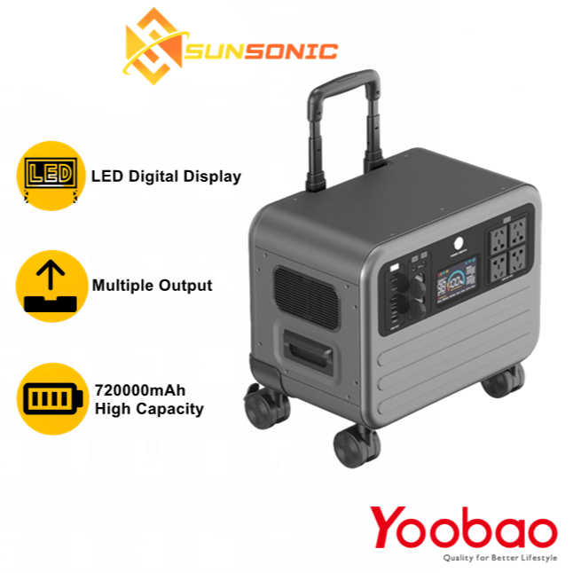 Yoobao En2200q 720000mah Quick Charge Big Capacity Power Supply Power ...