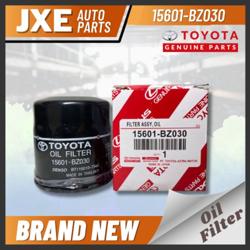 Oil Filter for TOYOTA Wigo/Avanza 2012-2018 (15601-BZ030) Genuine Parts ...