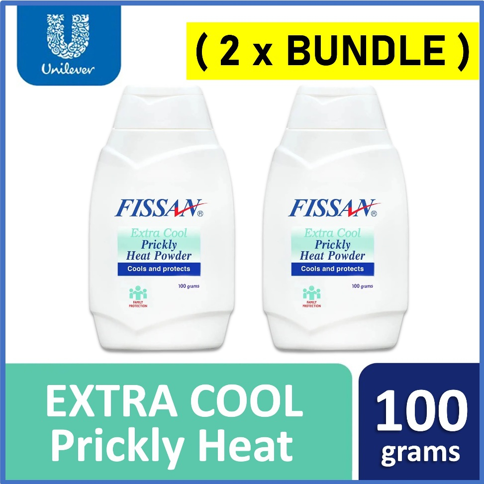 Fissan Extra Cool Prickly Heat Powder Daily Protection (with Talc and ...