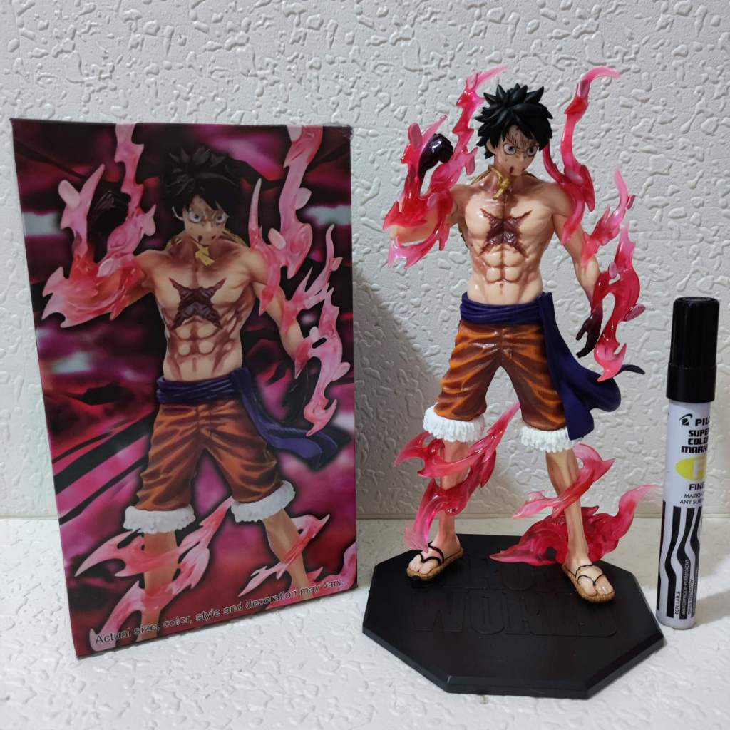 One Piece Luffy Monkey D. Luffy Gear With Power No Shirt Strong World ...