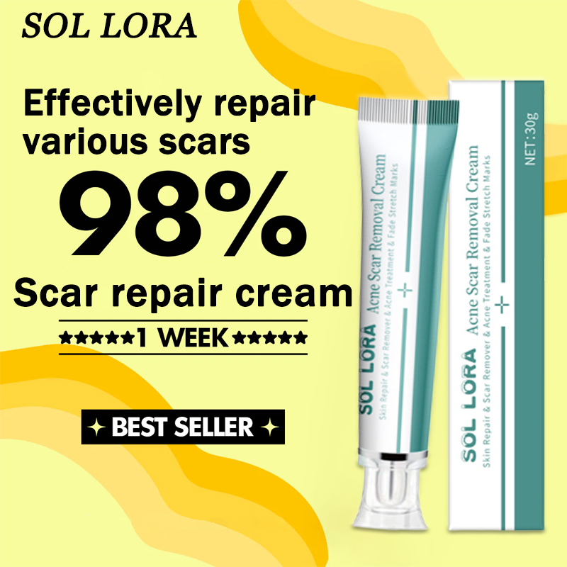 SOL LORA Scar Remover for Old Scar On Leg Stretch Mark Remover Scar Gel Fix Scar Remover Cream ...