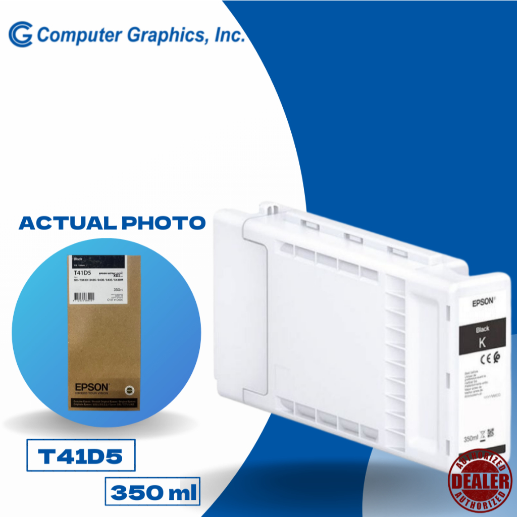 Epson SureColor T3430 T543 Black 350ml C13T41D500 | Shopee Philippines