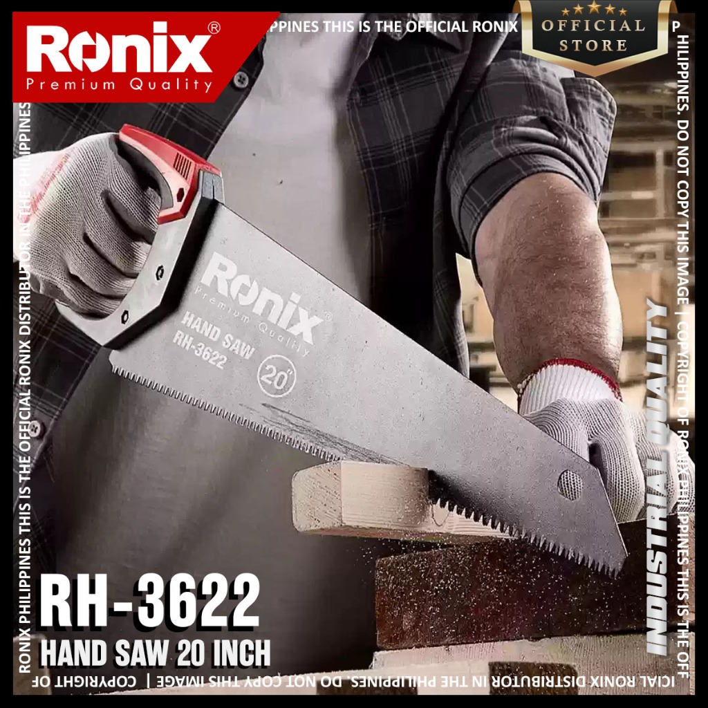 Ronix RH-3621 16" or RH-3622 20" High Quality Thick Body Blade Hand Saw ...