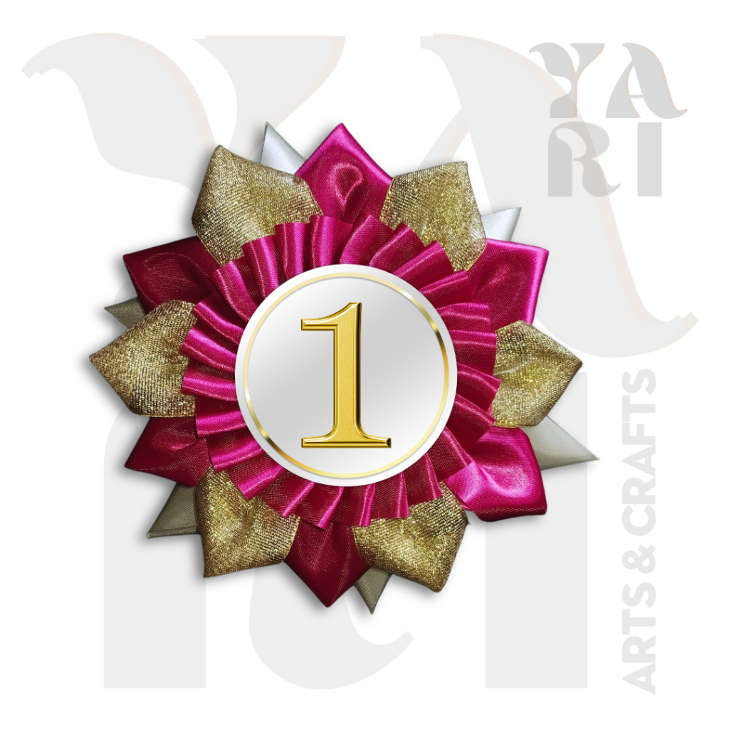 Pageant Number / Raffle Number (w/ Safety Pin/ wrist ribbon/ double ...