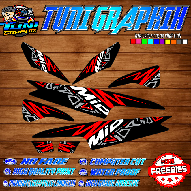 MIO SPORTY / MIO AMORE BUTTON SCARVE STRIPPING DECALS W/ FREEBIES ...