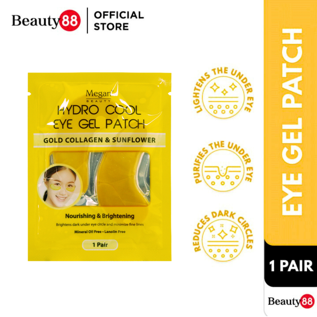 Megan Hydro Cool Eye Gel Patch - Gold Collagen | Shopee Philippines