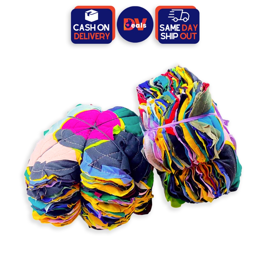 50pcs / 100pcs Round Basahang Panglinis Multipurpose Cleaning Cloth Rag ...