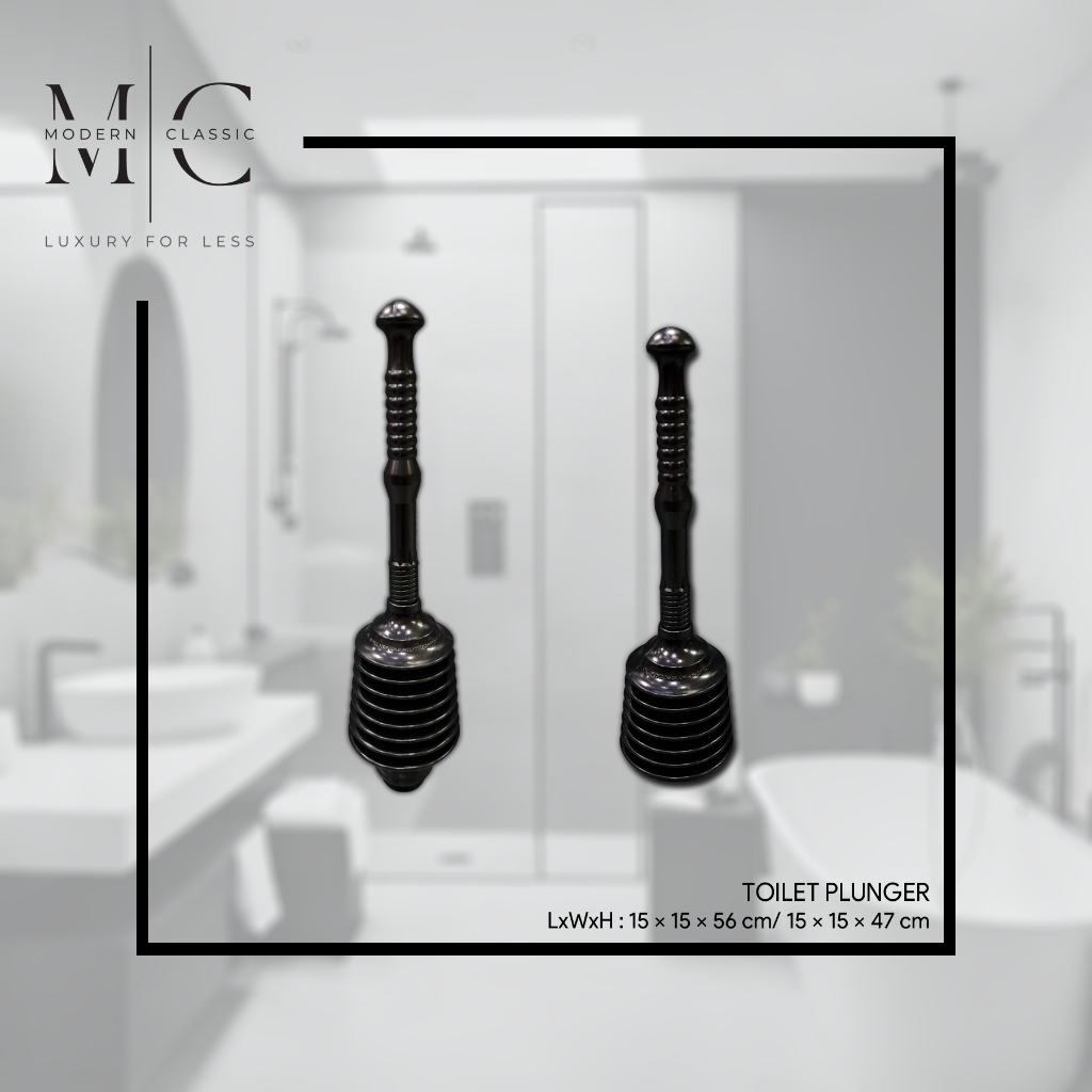 Modern Classic POWERFUL Toilet Plunger / Drain Plunger / Sink Plunger ...