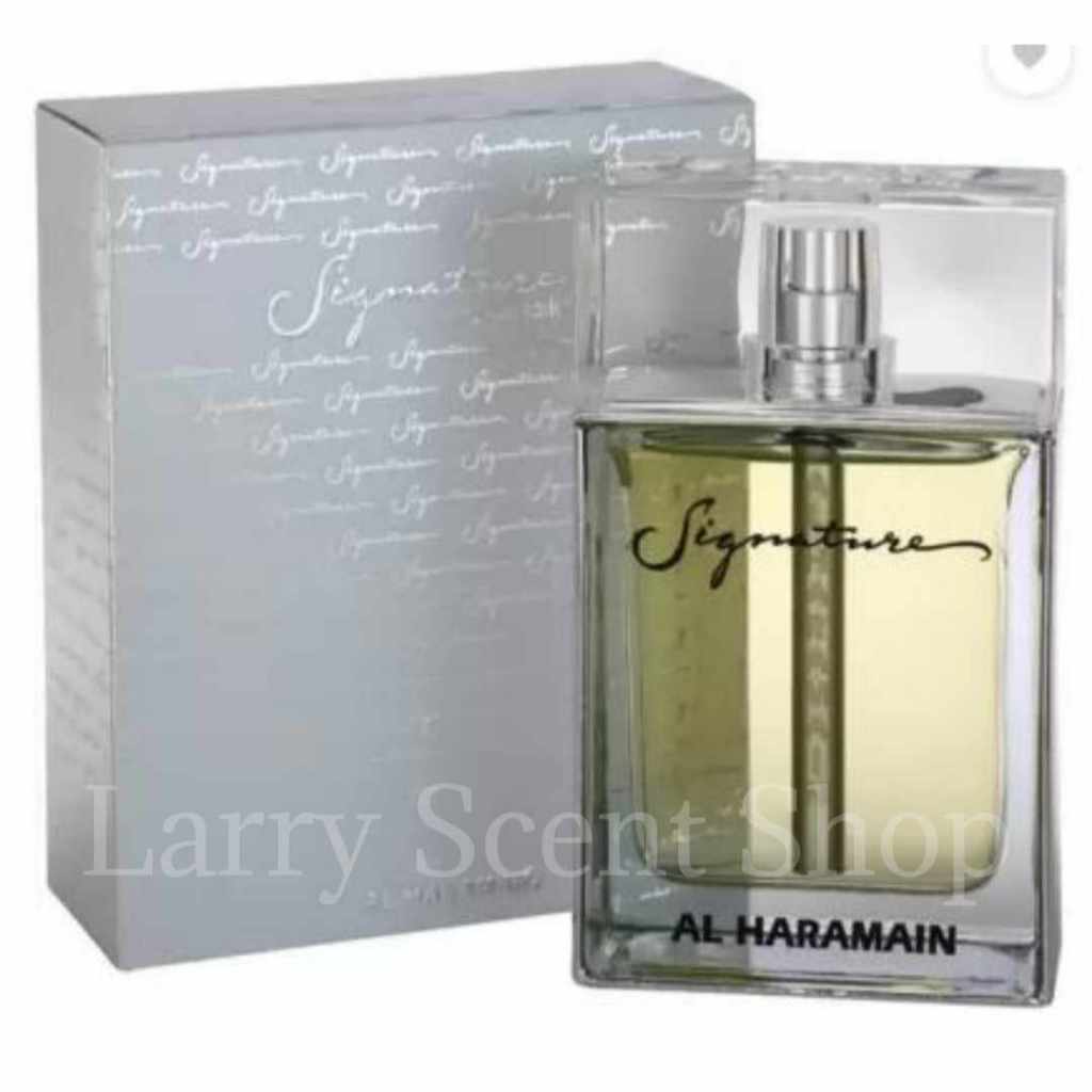 Al Haramain Signature Silver 100ml EDT for Men (BDC/ P l atin*m Egoi ...