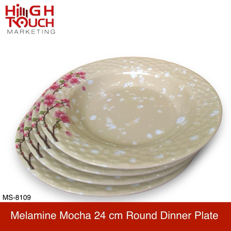 Melamine Mocha 9 Inches High Quality Dinner Plates | Shopee Philippines