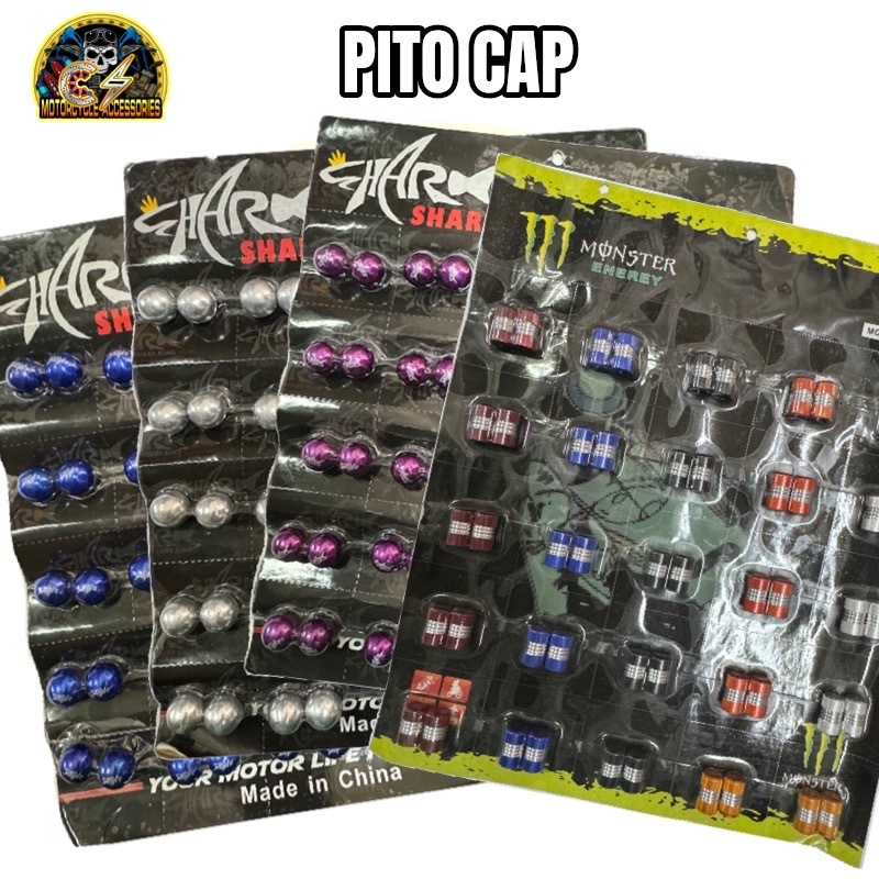 CS Motorcycle PITO CAP(TIRE VALVE CAP) | Shopee Philippines
