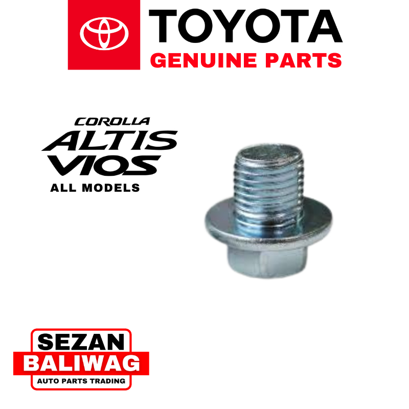 ORIGINAL TOYOTA DRAIN PLUG BOLT OIL TANK BOLT DRAIN PLUG GASKET COROLLA ...