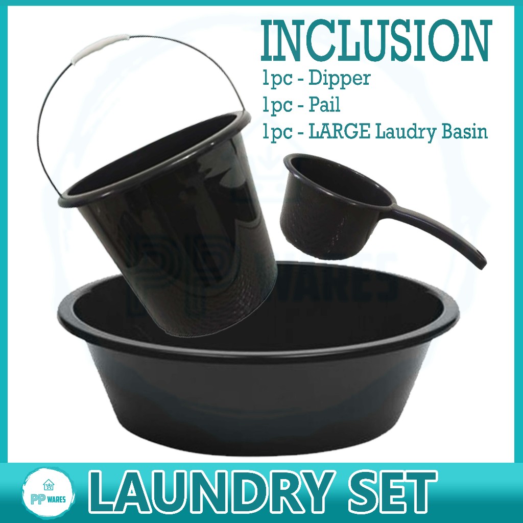 Laundry Bundle Set Sale, 1 LAUNDRY BASIN, 1 PAIL, 1 DIPPER Please ...