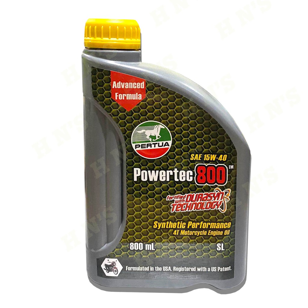 PERTUA Powertec Synthetic Performance 4T Motorcycle Engine Oil SAE 15W ...