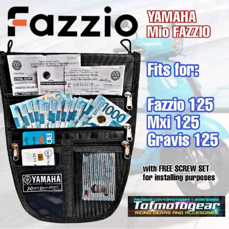 YAMAHA FAZZIO 125 | also fit to YAMAHA GRAVIZ | Shopee Philippines