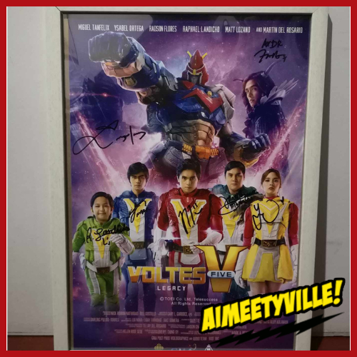 Voltes V Poster signed by the complete cast with frame | Shopee Philippines