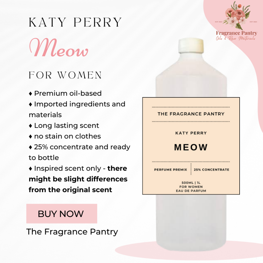 Katy Perry Meow Inspired Perfume Pre-Mix (Refill) 500ml & 1L [25% ...