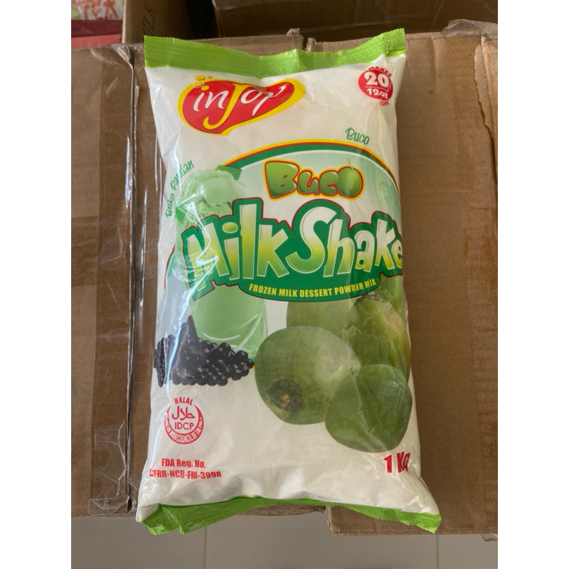 Injoy Buco MilkShake Frozen Milk Dessert Powder Mix 1kg | Shopee ...