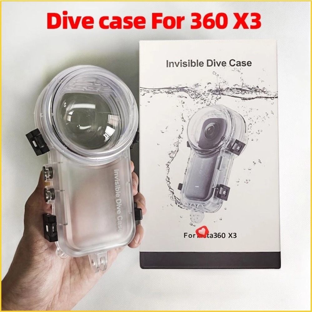 Fully Invisible Dive Shell For 360 X3 Waterproof Housing Case 50m ...