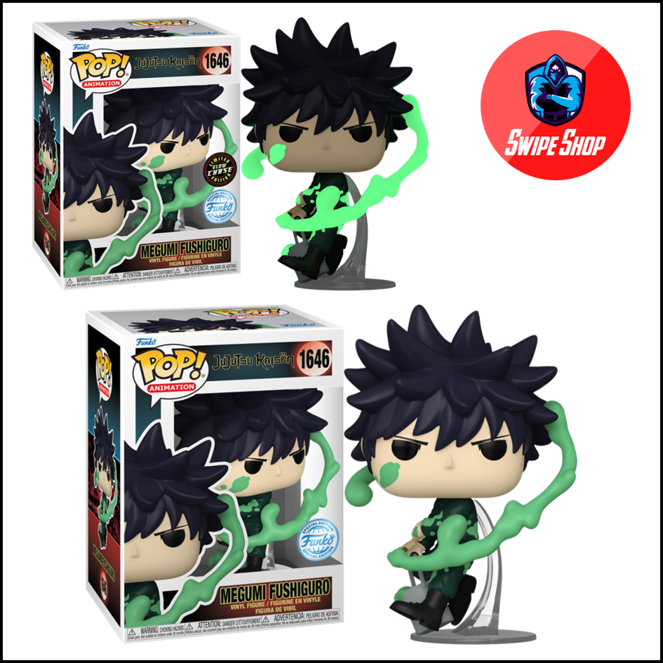 Funko Pop Megumi Fushiguro Jujutsu Kaisen Glow Chase Exclusive | Shopee ...
