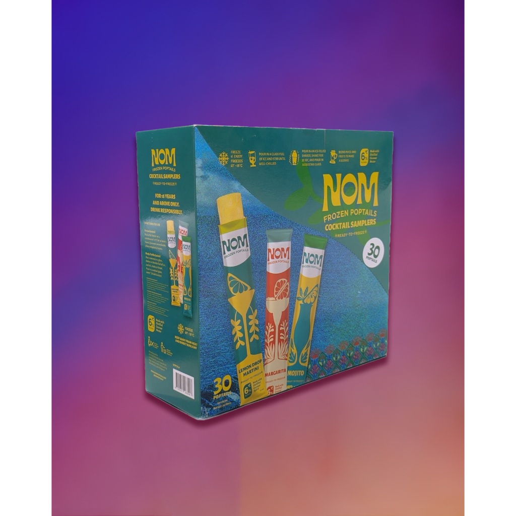 NOM Frozen Poptail | Cocktail Sampler Party Pack of 30's | Shopee ...