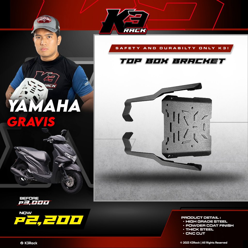 K3 Rack Bracket for Gravis V1 Hybrid | Shopee Philippines