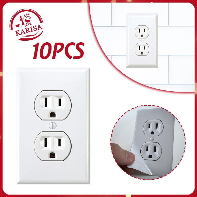 10Pcs Prank Electrical Outlet Sticker Fake Outlet Stickers for ...