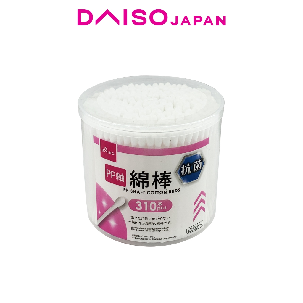 Daiso Cotton Buds with PP Shaft (310 pieces) | Shopee Philippines