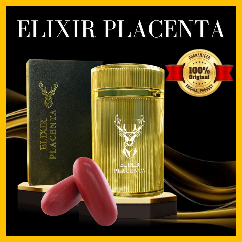 Original Gfoxx Elixir Placenta 60 capsules STEM CELL THERAPY DNA ...