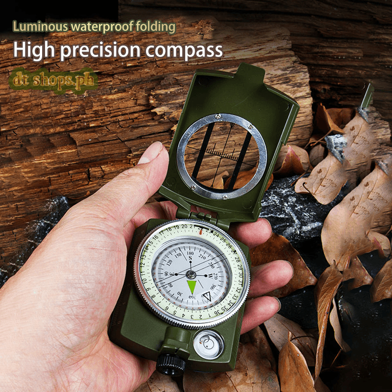 Outdoor multi-function compass luminous for camping and hiking hiking Mini Portable | Shopee ...