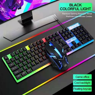Centrix K-004 Rainbow LED Gaming Keyboard And Mouse Combo Bundle ...