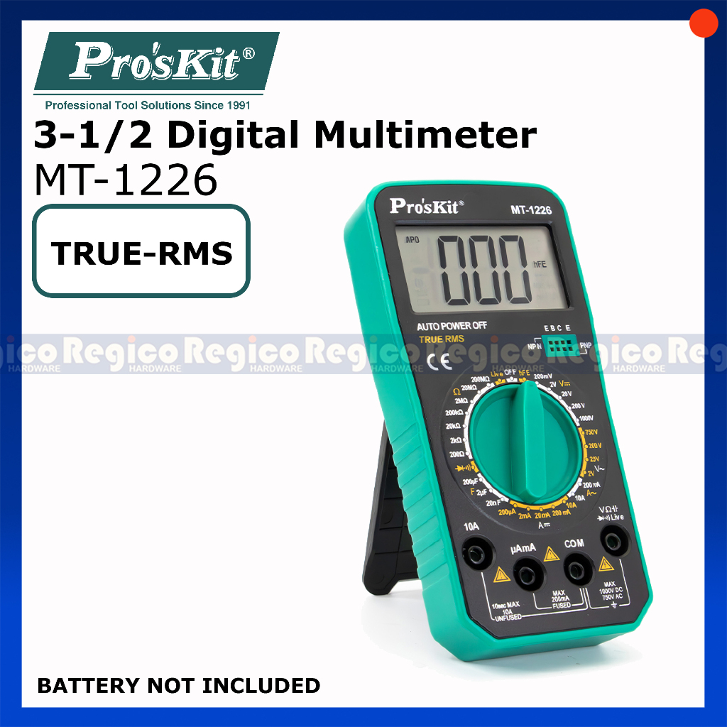 Proskit Digital Multimeter Tester Multitester Voltmeter Ohmmeter ...