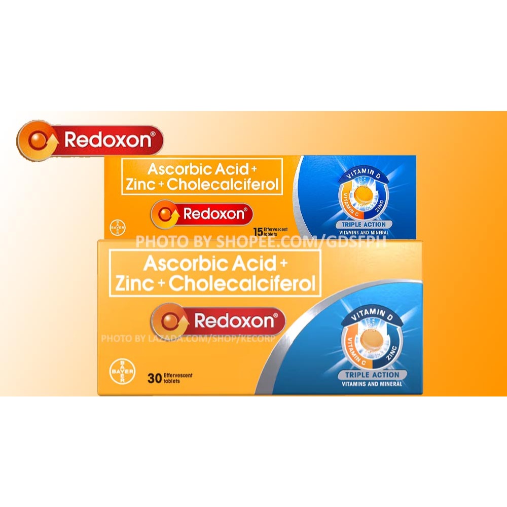 Redoxon Immunity Booster Triple Action Vitamins And Mineral 15 & 30 ...