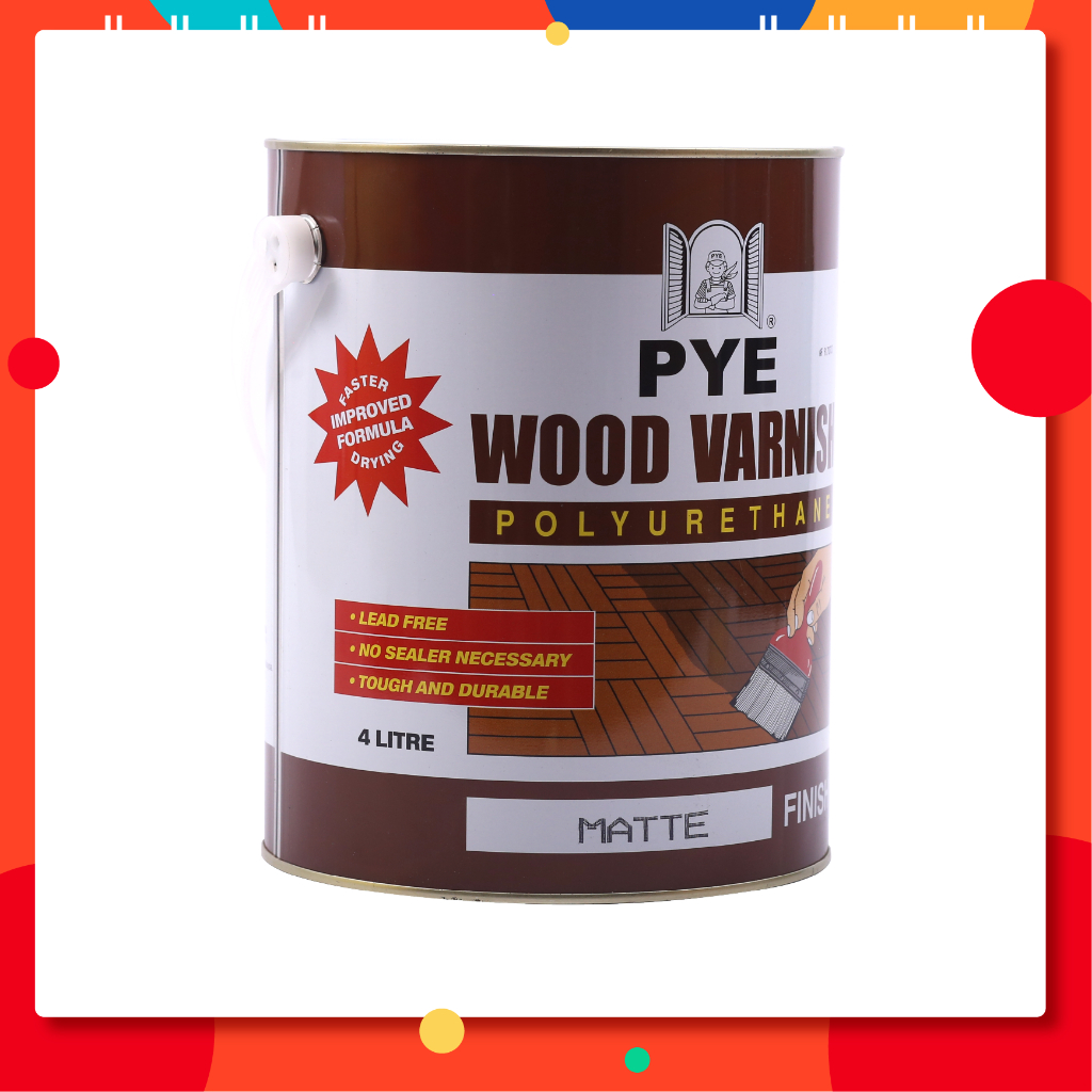 Pye Wood Varnish - Polyurethane Varnish | Shopee Philippines