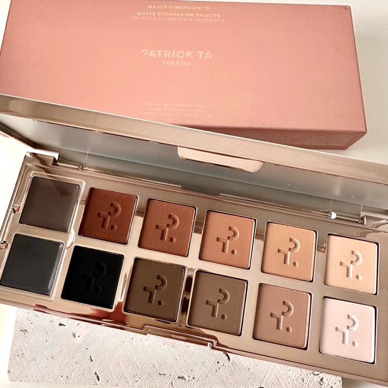 Patrick Ta Major Dimension III Matte Eyeshadow Palette | Shopee Philippines
