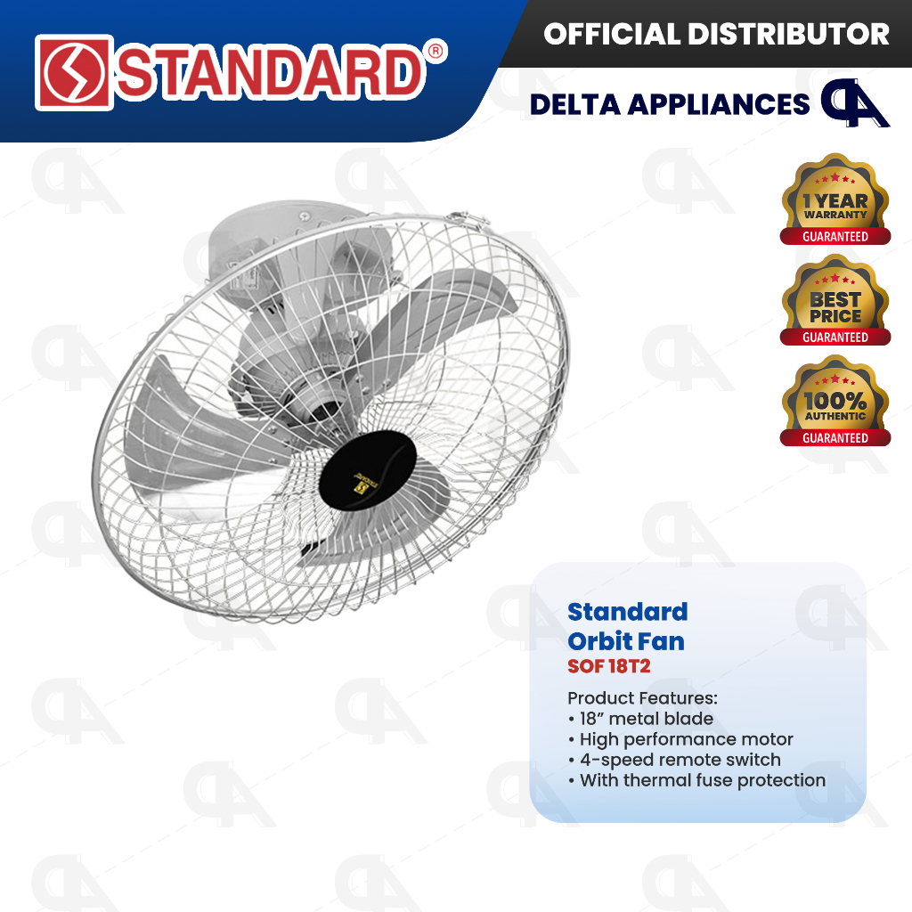 Standard Orbit Fan 18" Metal Blade Industrial High Performance Motor ...
